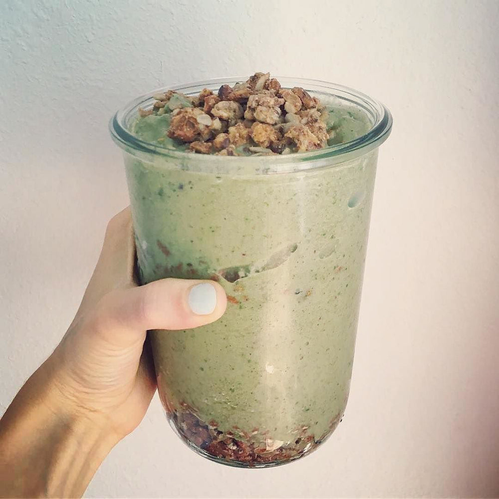 Green Boost Baobab Smoothie - powbab